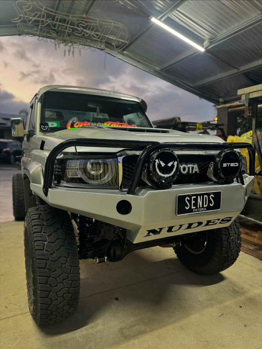 70 SERIES V8 OFFROAD PRERUNNER BAR| FROTH BROS MEDIA