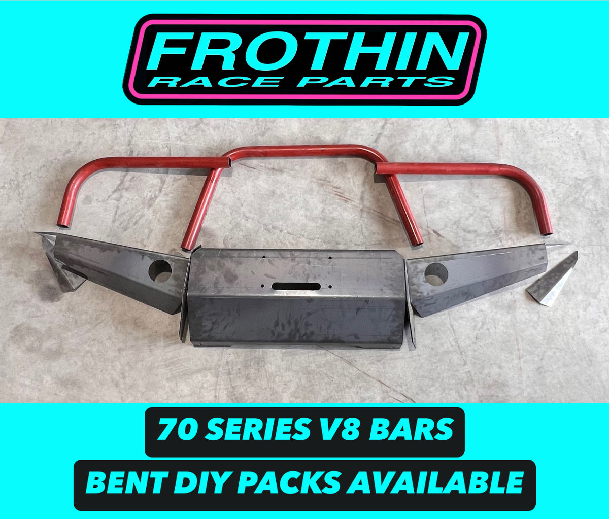 70 series PRE RUNNER BAR 2016+ single cab models| FROTH BROS MEDIA